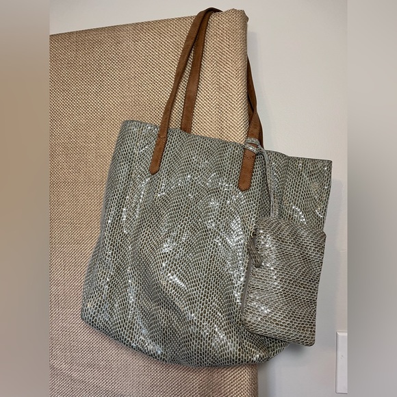 Joy Susan | Bags | Joy Susan Nwot Python Emma Vegan Leathertote Bag ...
